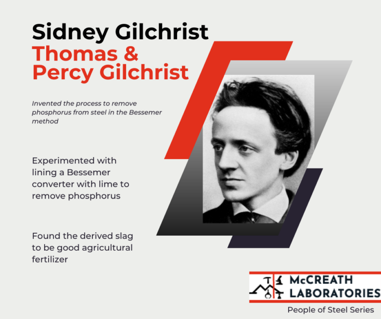 People of Steel: Sidney Gilchrist Thomas and Percy Gilchrist ...